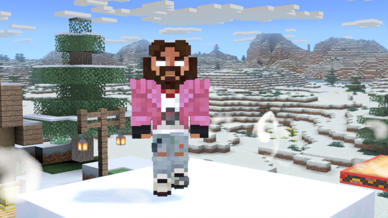 Garret Garrison over Herobrine [MOVESET PATCH] Mod for Super Smash Bros ...