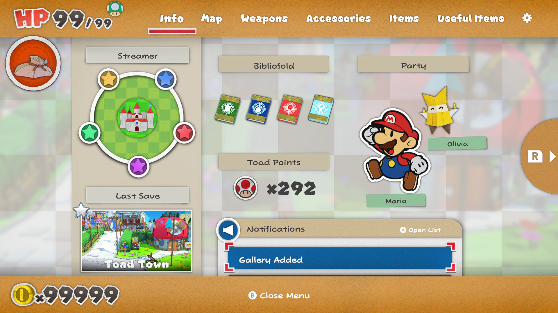 Power Save File Mod for Paper Mario: The Origami King | PM:O Mods