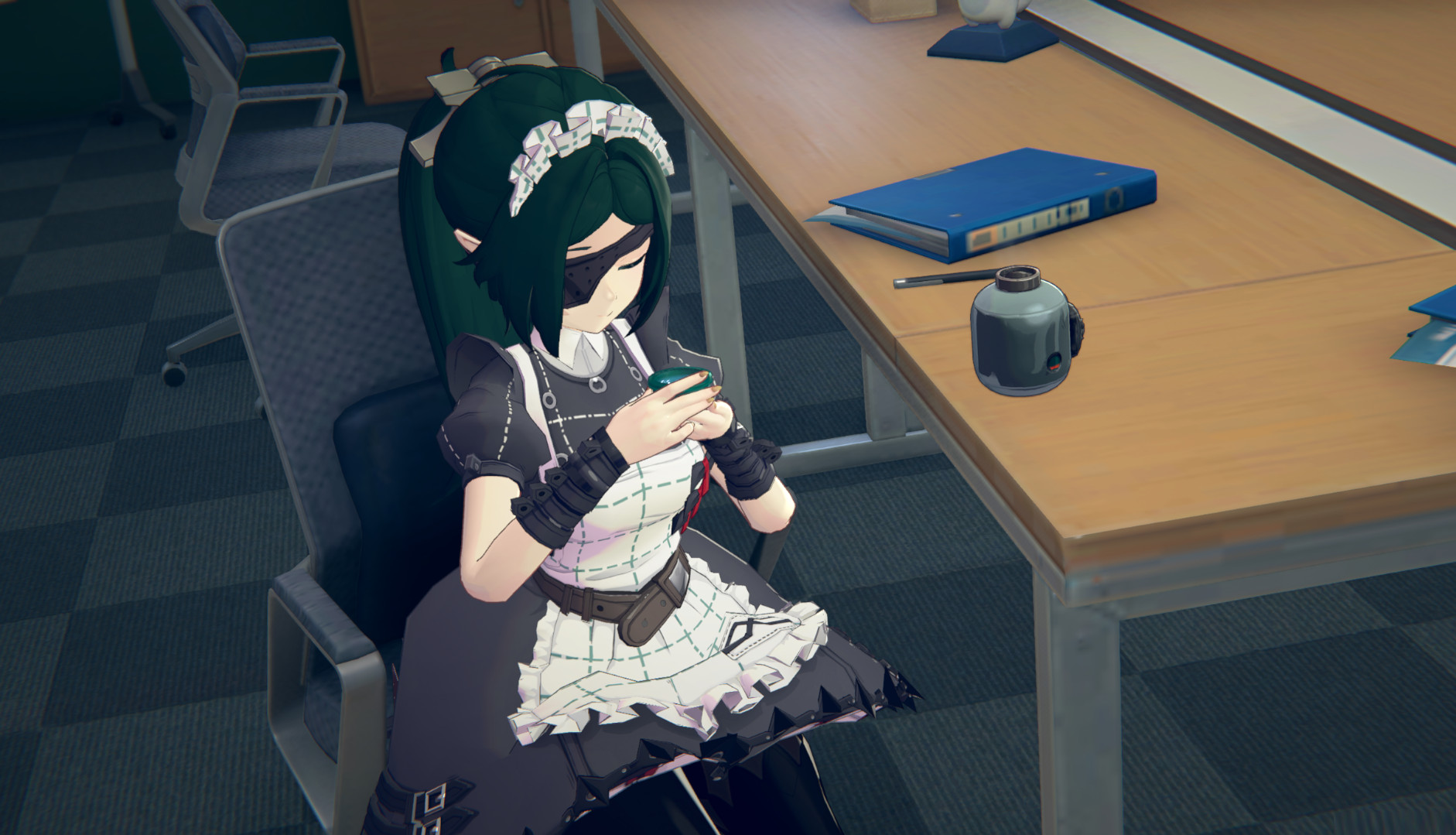 Chūnibyō Maid Qingyi Mod for Zenless Zone Zero | ZZZ Mods