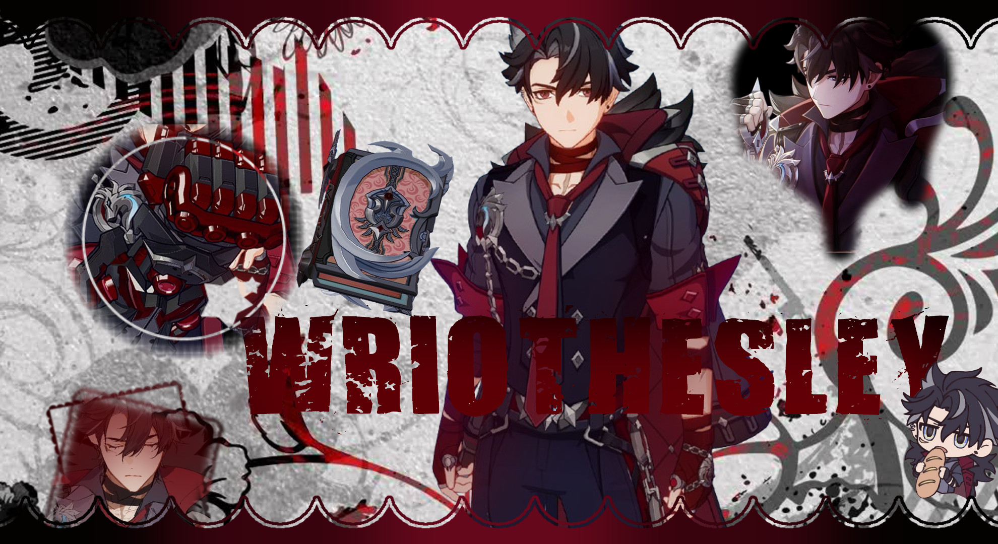 CRIMSON Wriothesley + FACE EDIT Mod for Genshin Impact | GI Mods