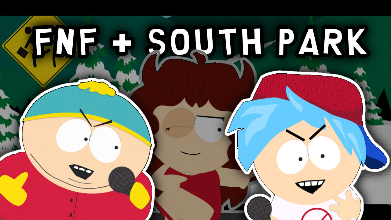 GF & BF SOUTH PARK SKINS + CARTMAN Mod for Friday Night Funkin' | FNF Mods
