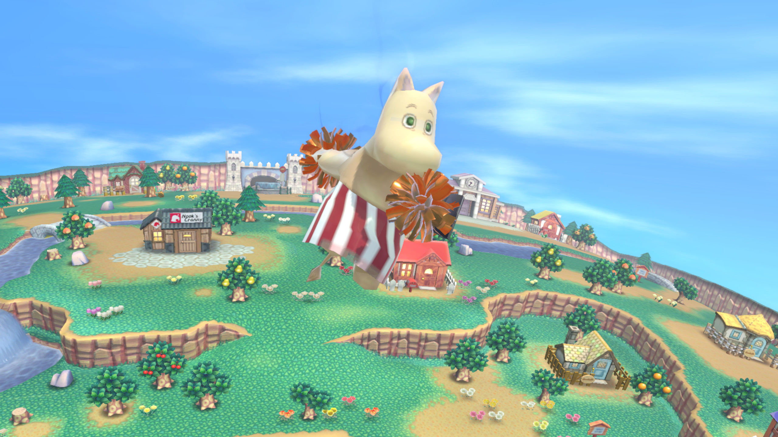 Moomin | Moominmama over Isabelle Mod for Super Smash Bros. Ultimate ...