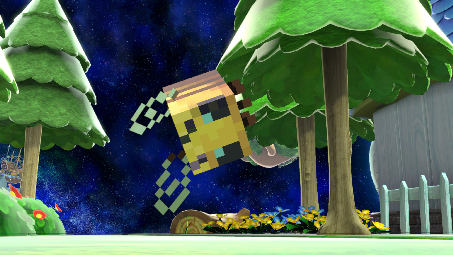 Minecraft Bee Mod for Super Smash Bros. Ultimate | SSBU Mods