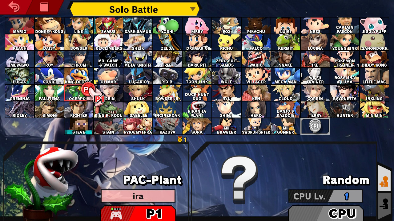 PAC-Plant Mod for Super Smash Bros. Ultimate | SSBU Mods