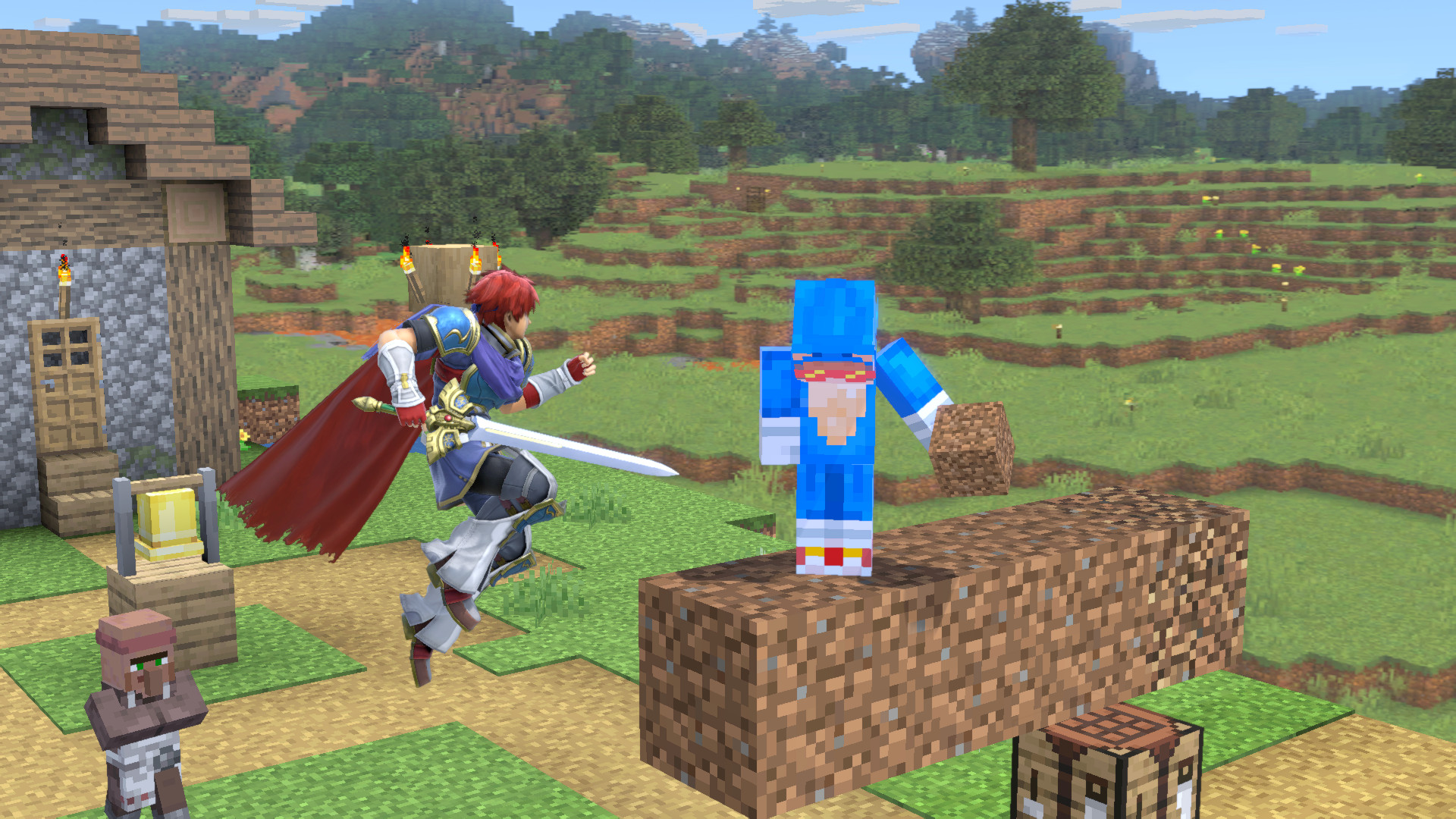 TBNRSambo over Steve Mod for Super Smash Bros. Ultimate | SSBU Mods