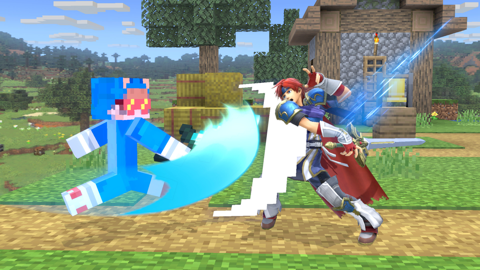 TBNRSambo over Steve Mod for Super Smash Bros. Ultimate | SSBU Mods