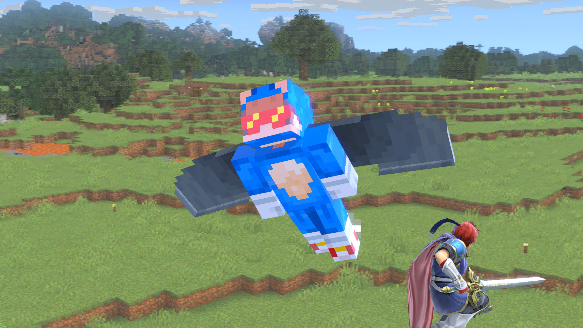 TBNRSambo over Steve Mod for Super Smash Bros. Ultimate | SSBU Mods