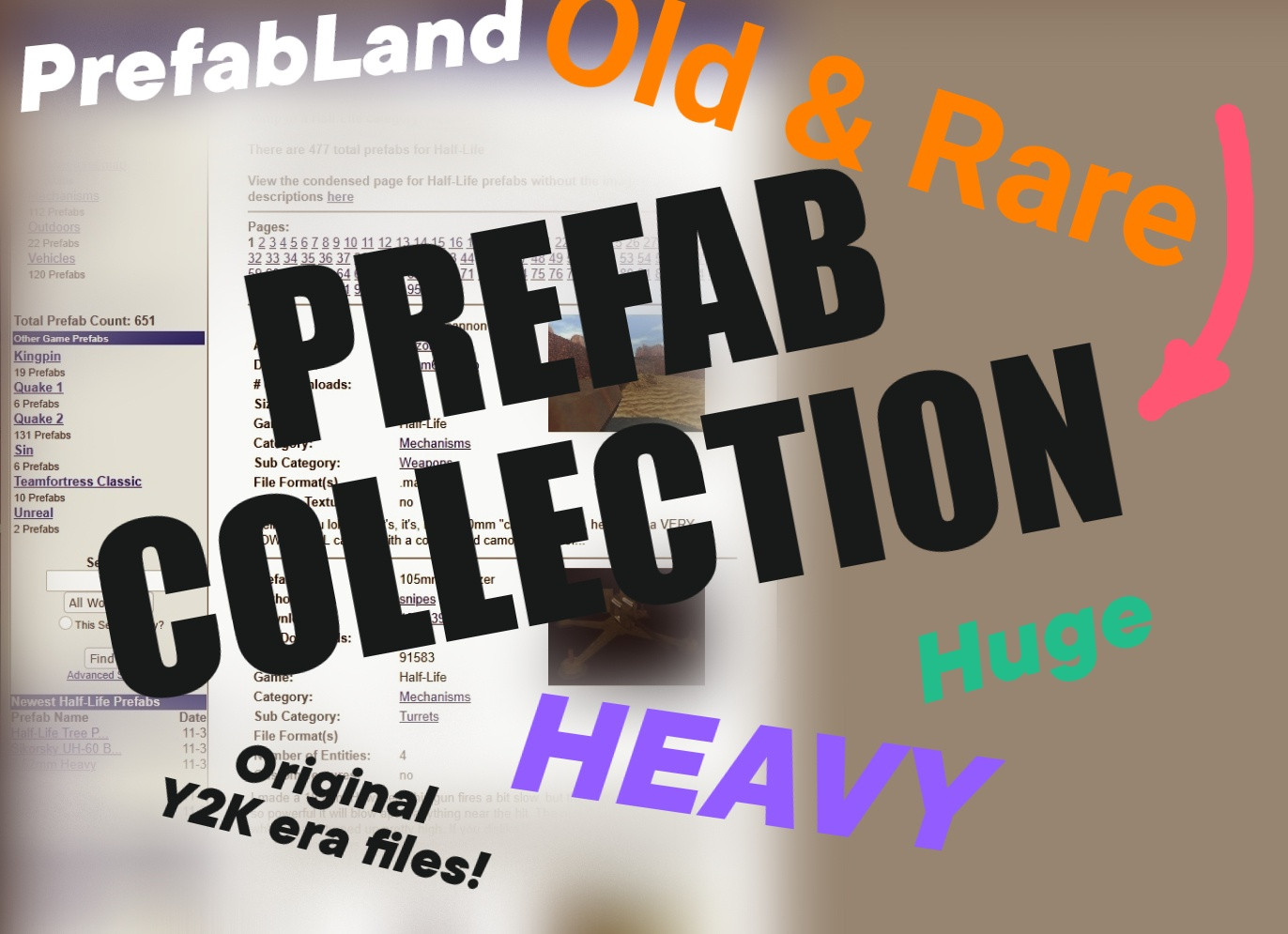 PrefabLand Half Life Prefabs (rare) Mod for Half-Life | HL Mods