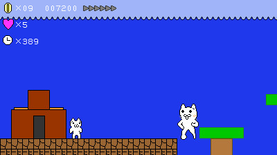 Syobon Action/Cat Mario World Skin (1.9.3 atm) Mod for Boll Deluxe ...