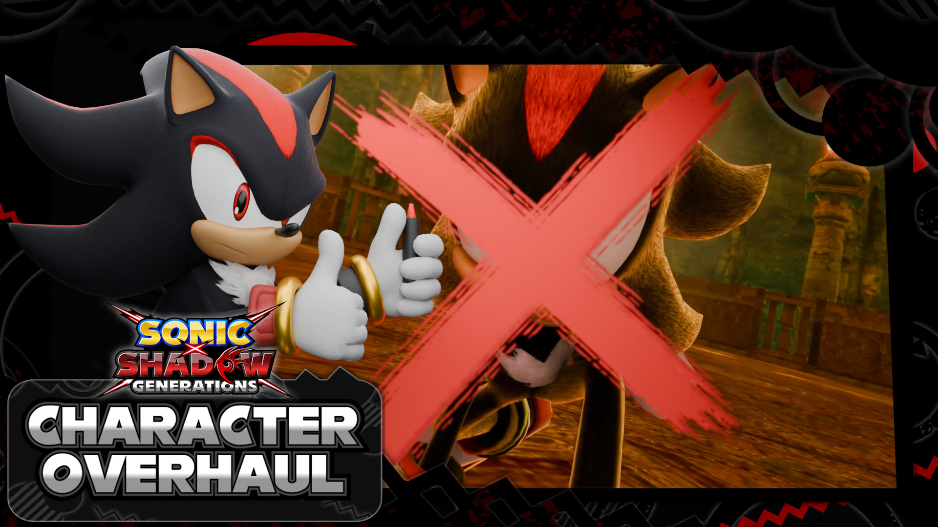 Character Overhaul Mod for Shadow Generations | SXSGShadow Mods