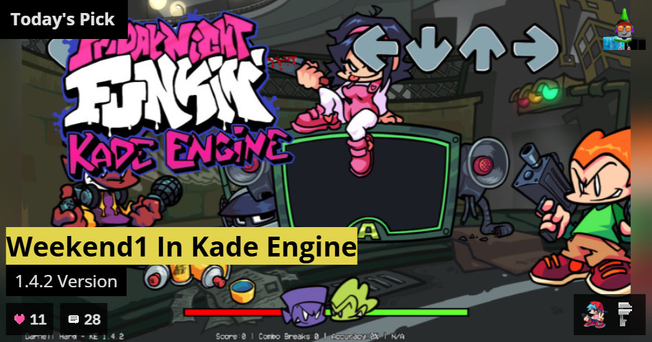 Weekend1 In Kade Engine Mod for Friday Night Funkin' | FNF Mods