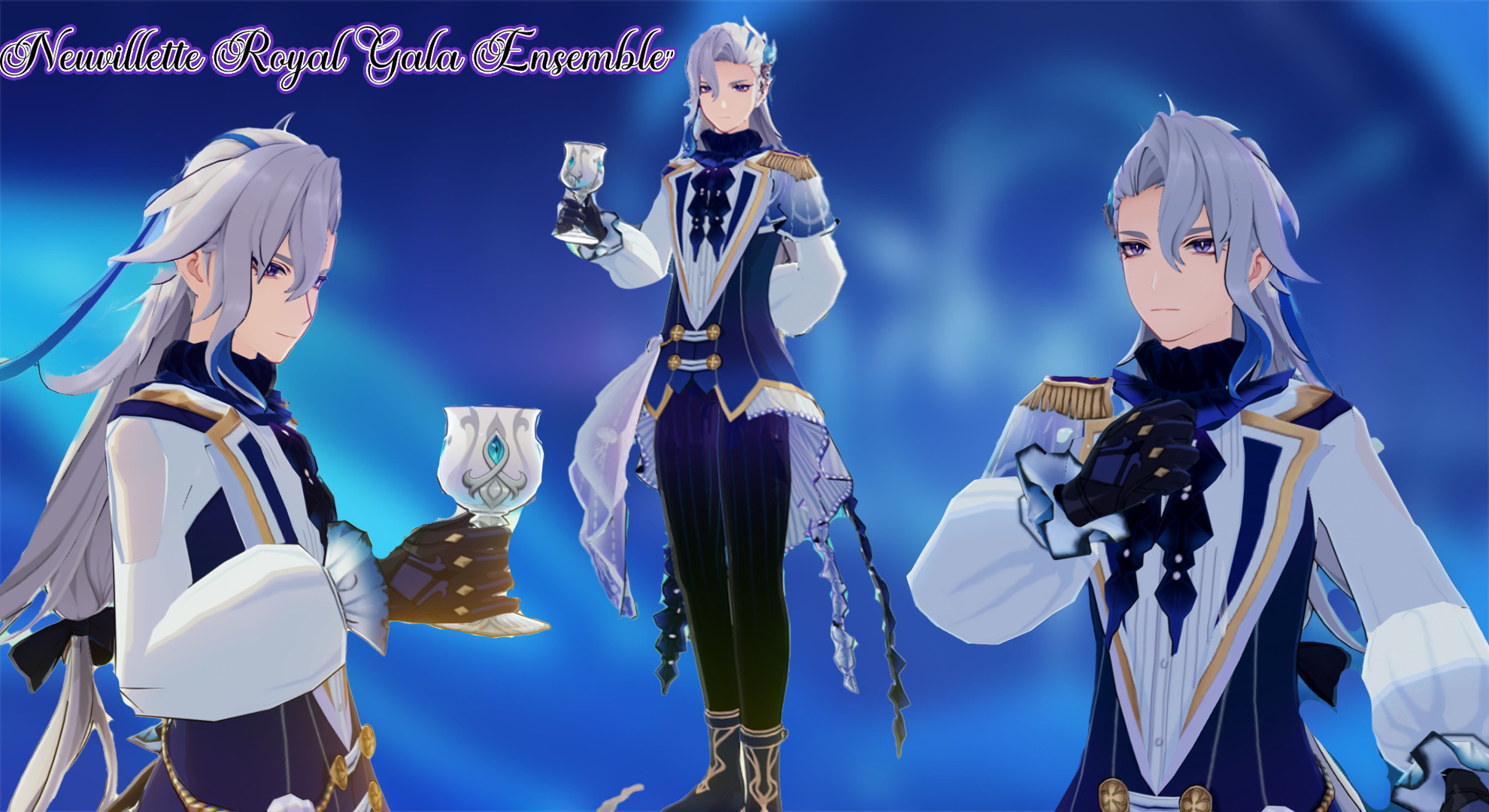 Neuvillette Royal Gala Ensemble Mod for Genshin Impact | GI Mods