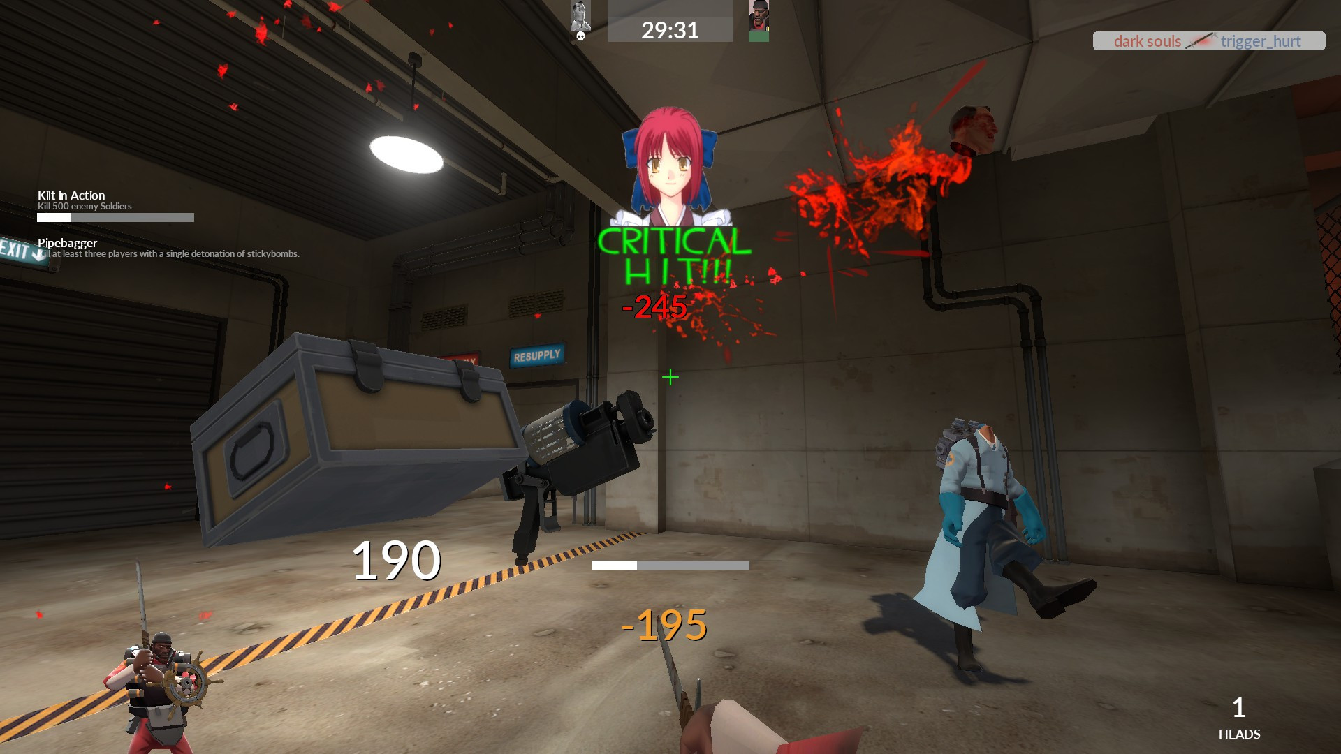 Kohaku Crit Icon | Tsukihime Mod for Team Fortress 2 | TF2 Mods