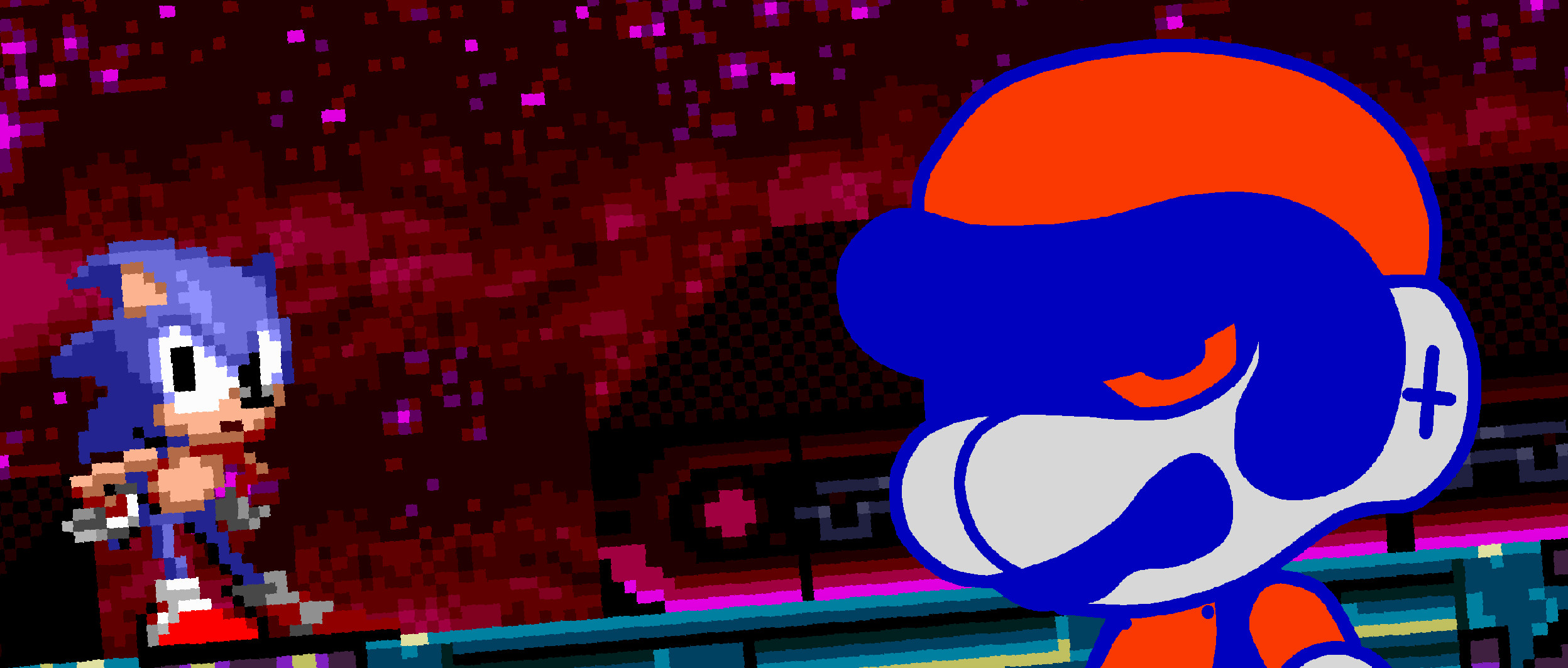 Robo-Somari over Metal Sonic Mod for Sonic CD (2011) | SCD Mods