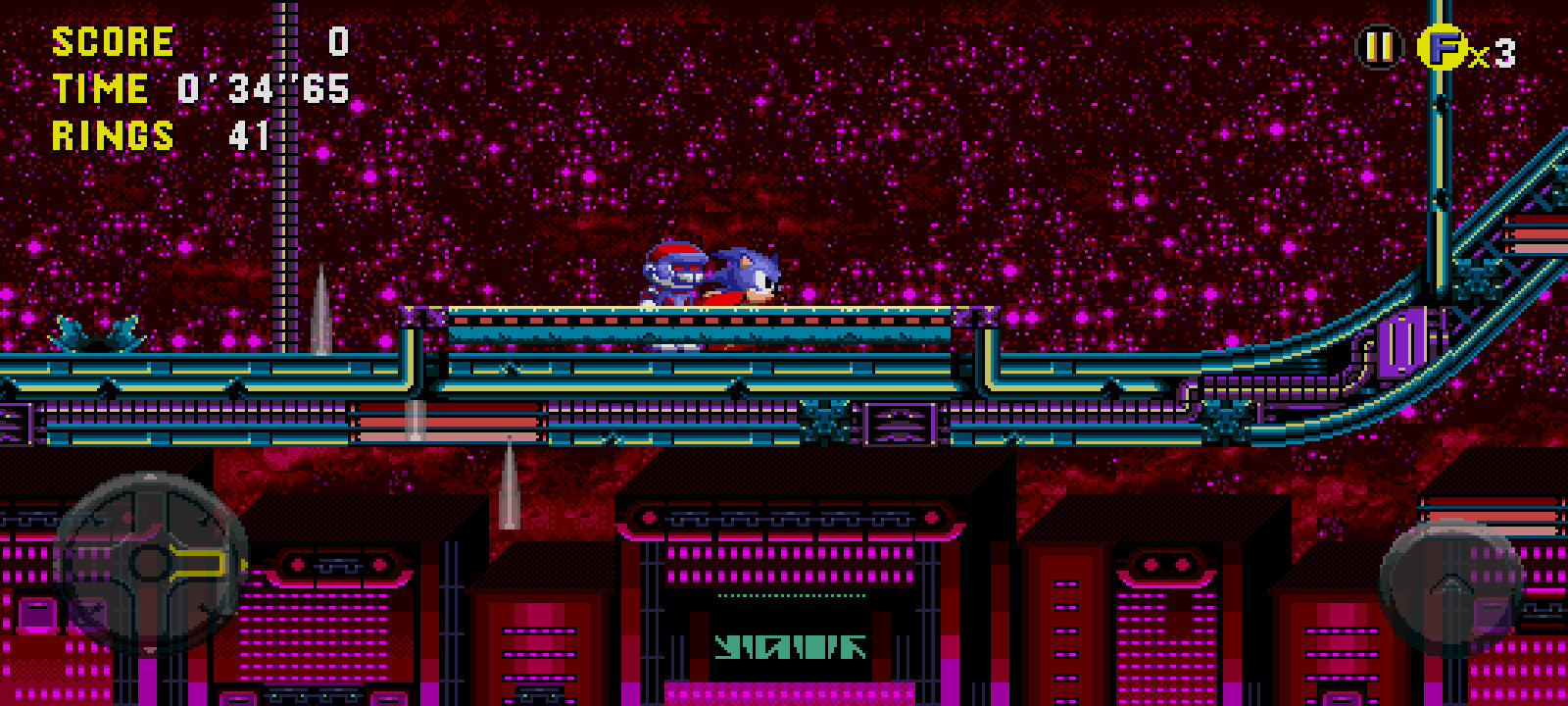 Robo-Somari over Metal Sonic Mod for Sonic CD (2011) | SCD Mods