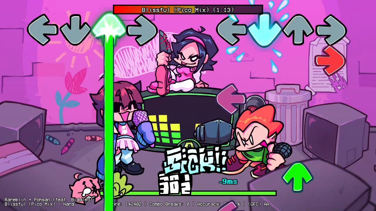 Kade Engine HUD in FNF V-Slice Mod for Friday Night Funkin' | FNF Mods