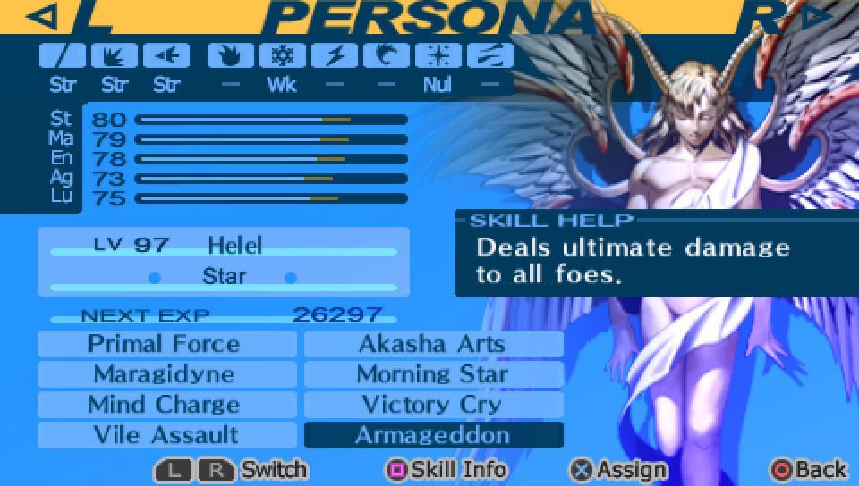Skill Fusion Spells Mod for Persona 3 Portable (PSP) | P3P PSP Mods