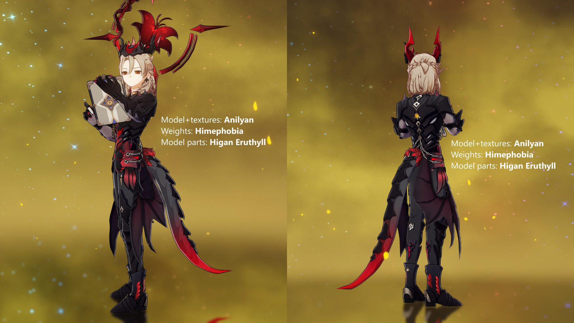 Corrupted Albedo Mod for Genshin Impact | GI Mods