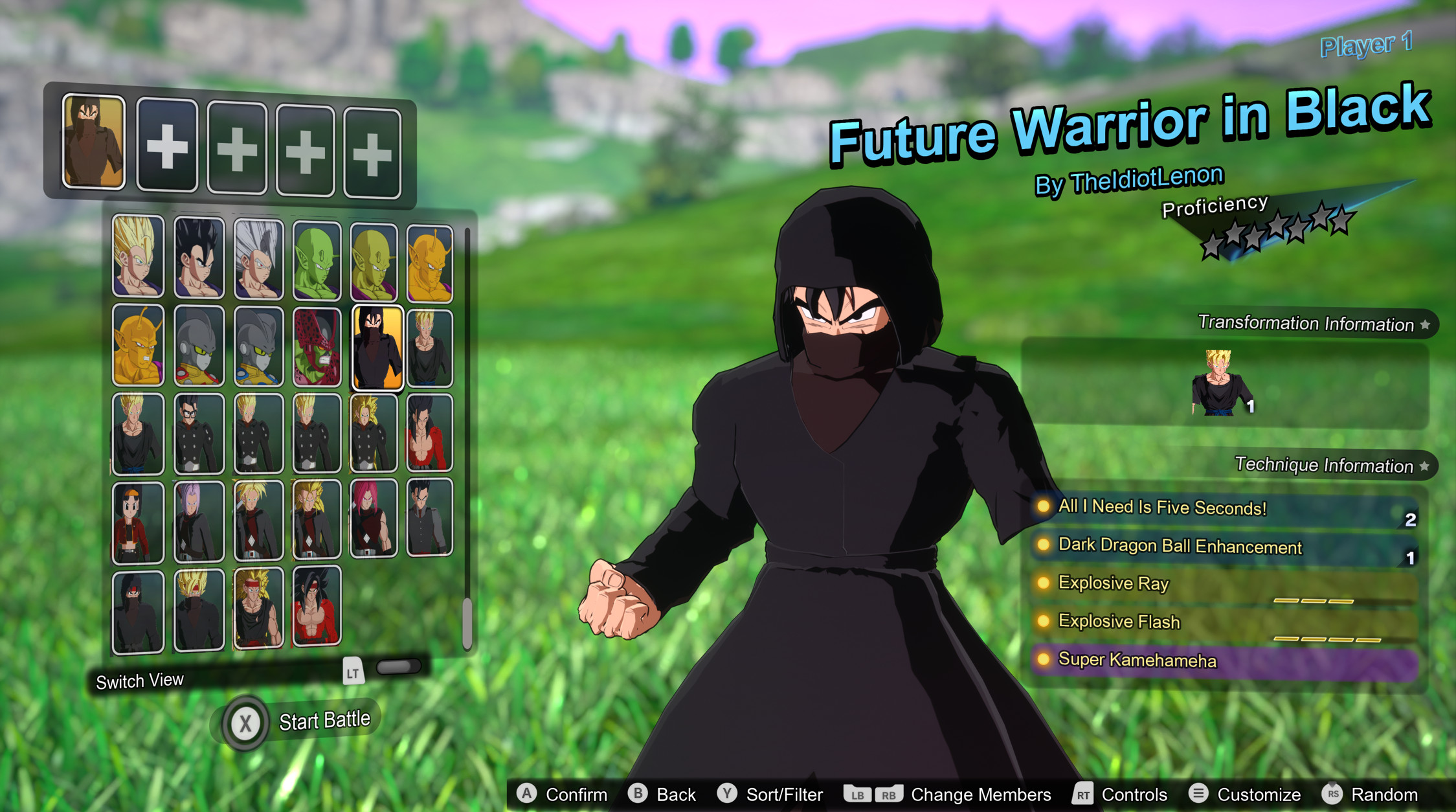 Lenon's SDBH Bundle Vol. 2: Warriors in Black Mod for Dragon Ball ...