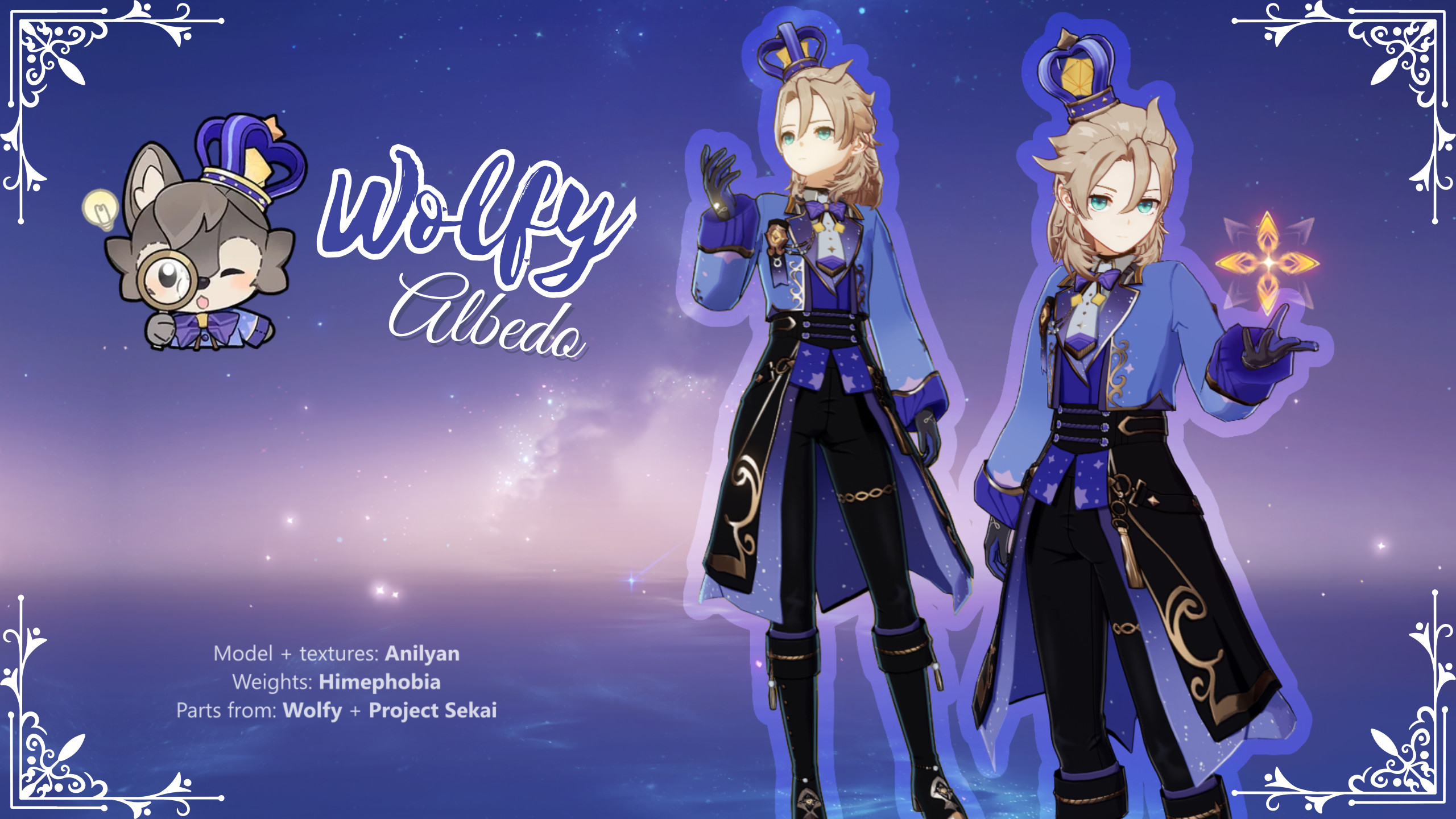 Wolfy Albedo Mod for Genshin Impact | GI Mods