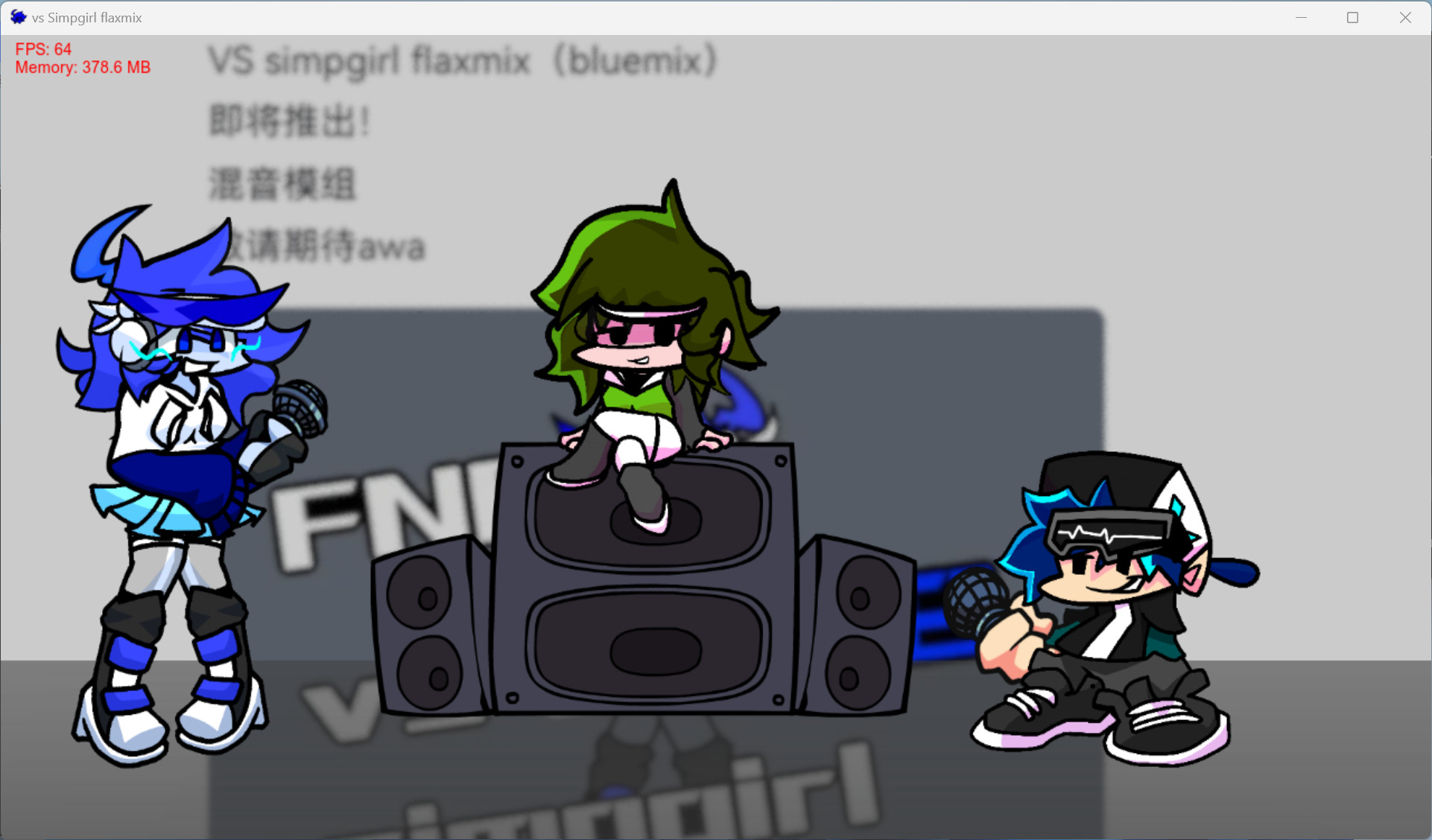 VS SIMPGIRL:flaxmix Mod for Friday Night Funkin' | FNF Mods