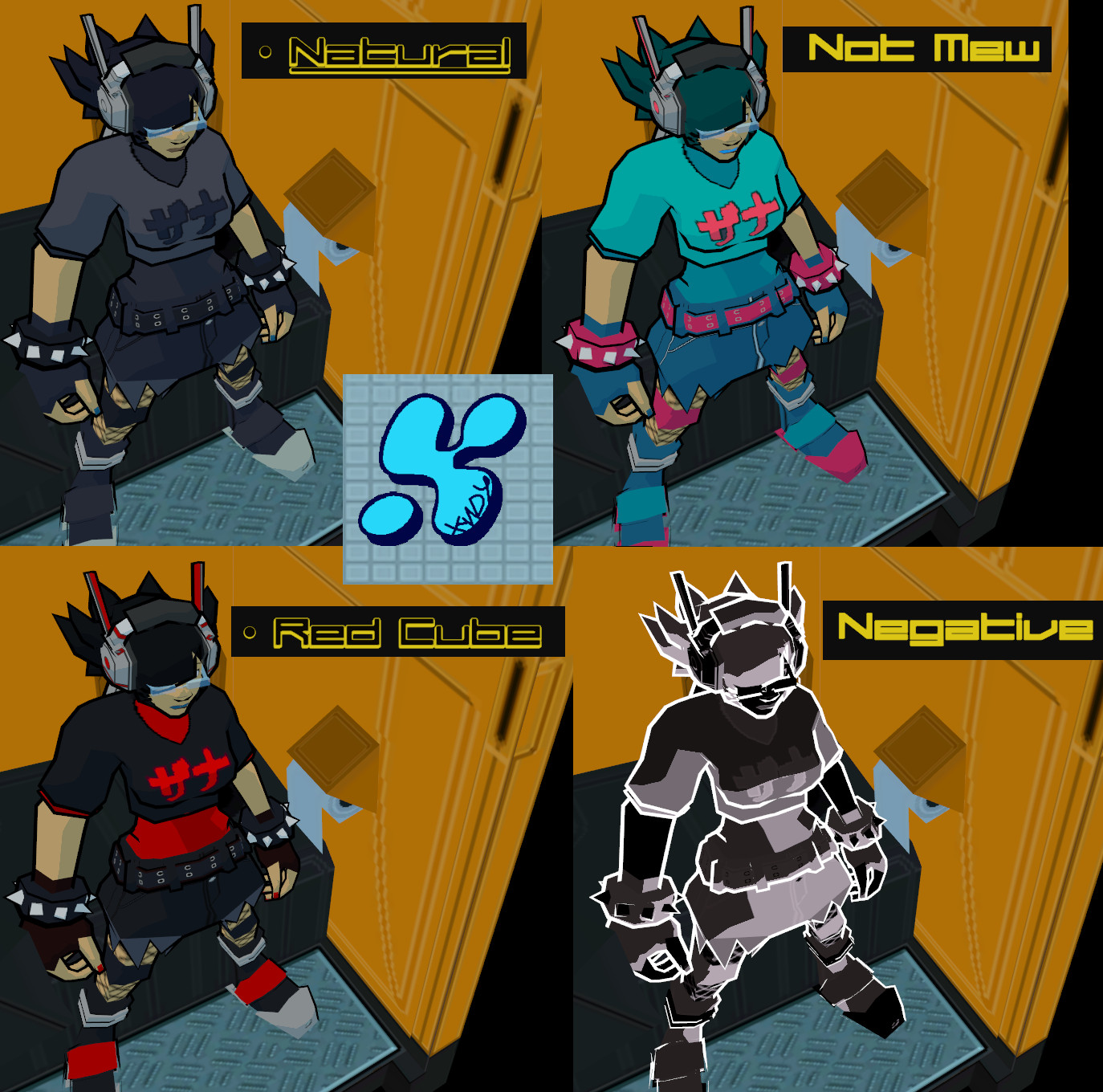 Xandy (OC) Mod for Bomb Rush Cyberfunk | BRC Mods