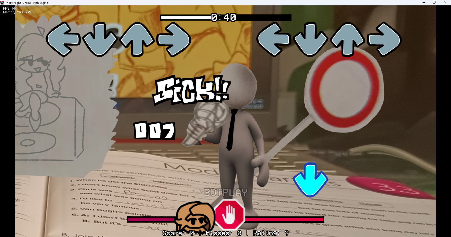 Playable Stop Sign Guy Mod for Friday Night Funkin' | FNF Mods