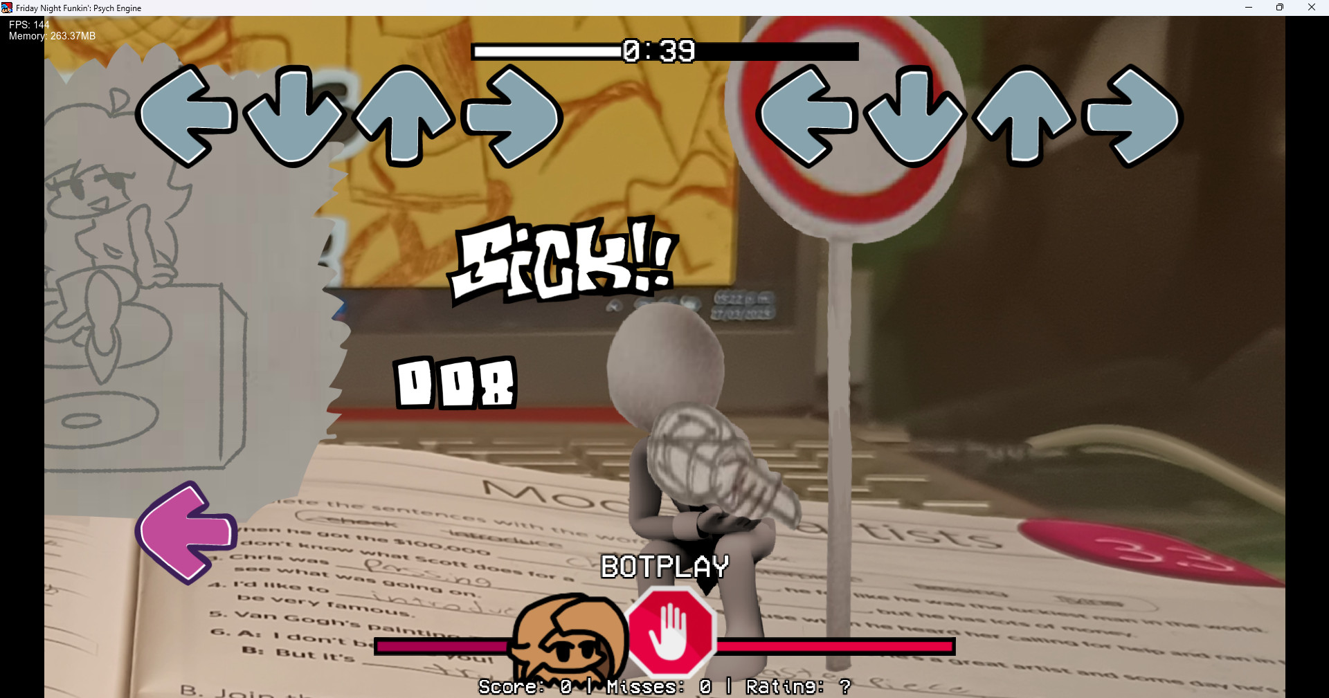 Playable Stop Sign Guy Mod for Friday Night Funkin' | FNF Mods