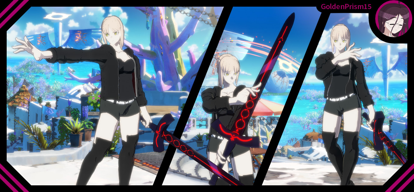 Saber Alter - Casual Outfit (over Ky) Mod for GUILTY GEAR -STRIVE ...