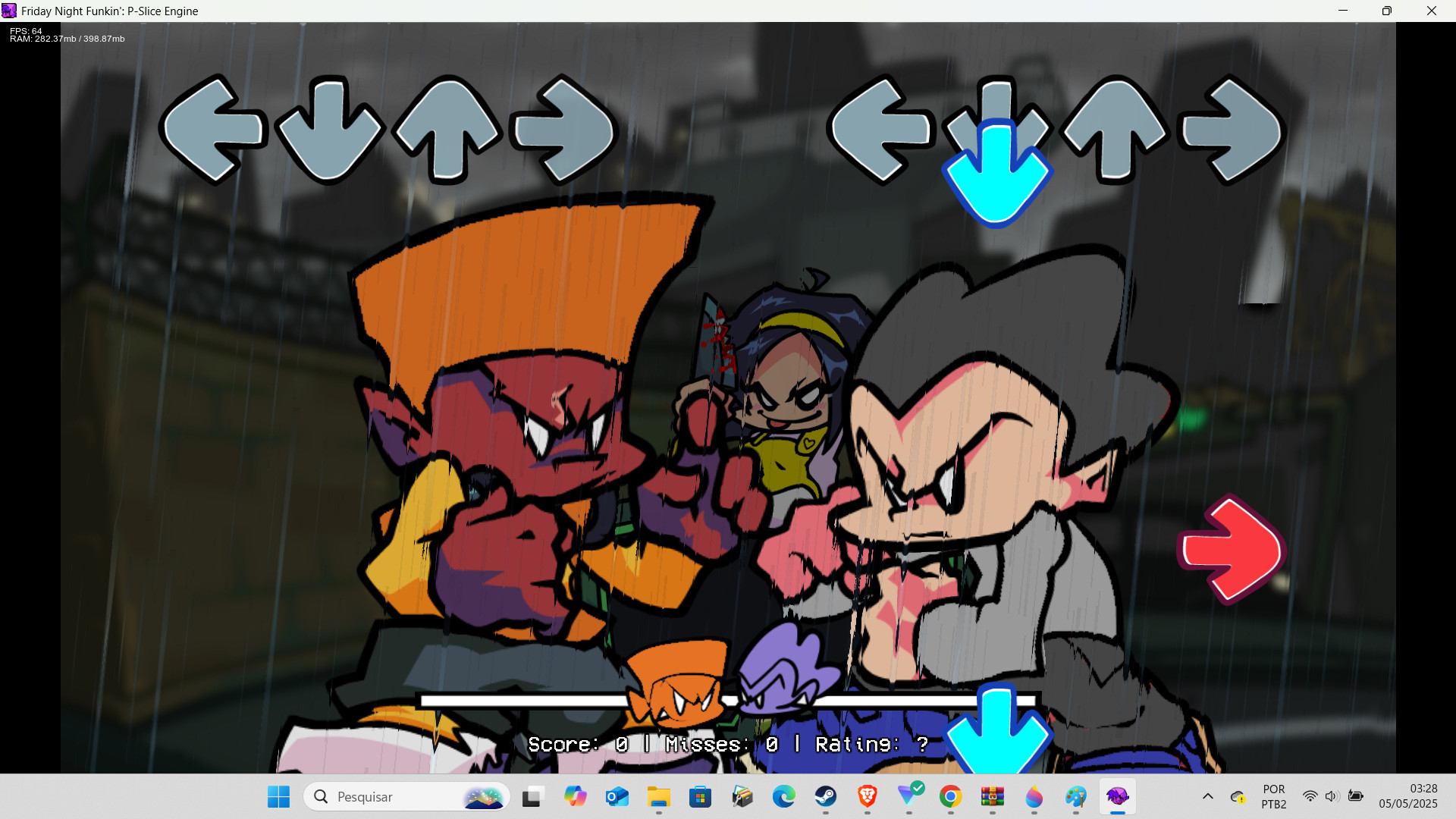 B Side P-Slice Engine Port Mod for Friday Night Funkin' | FNF Mods