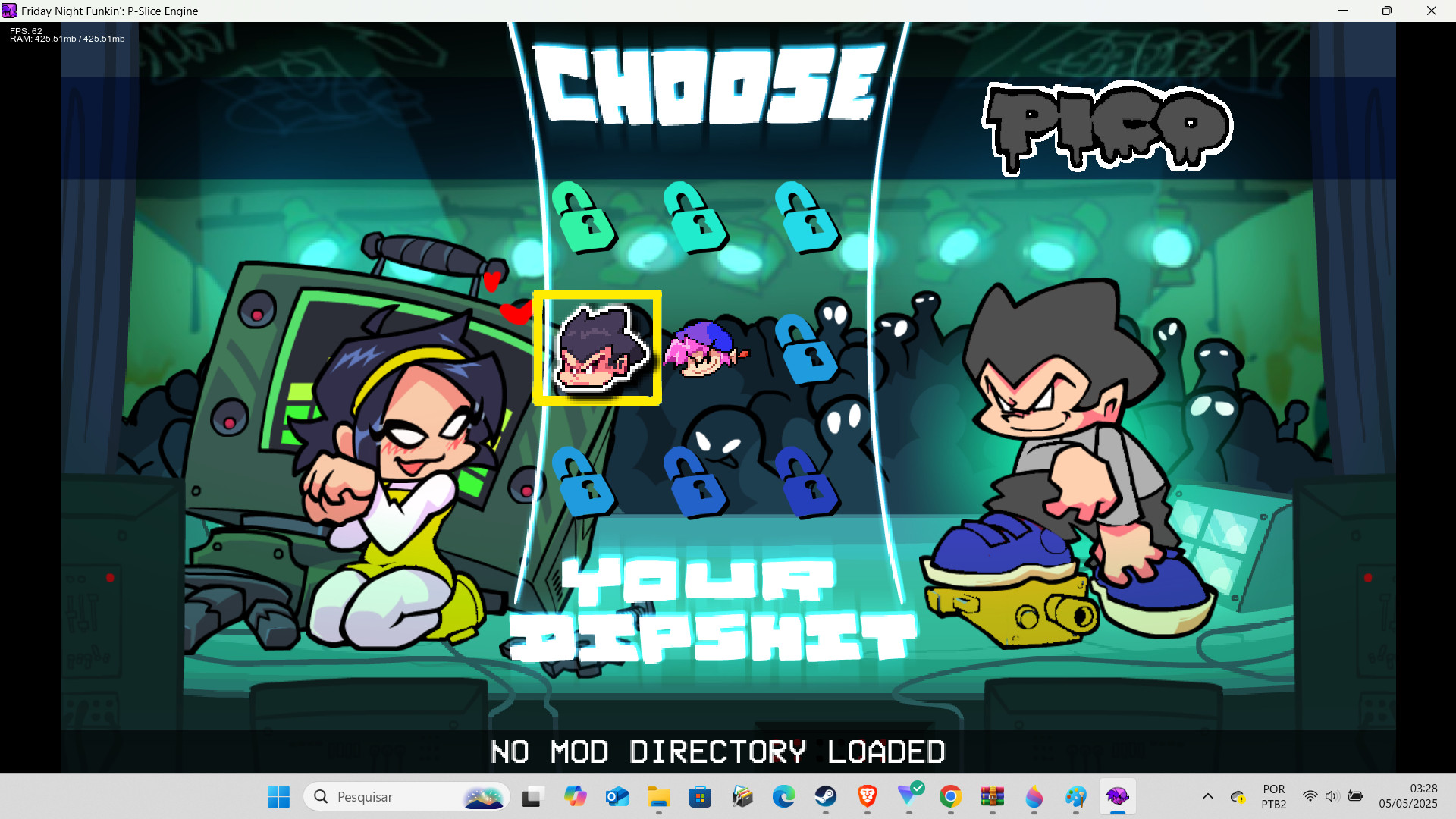 B Side P-Slice Engine Port Mod for Friday Night Funkin' | FNF Mods