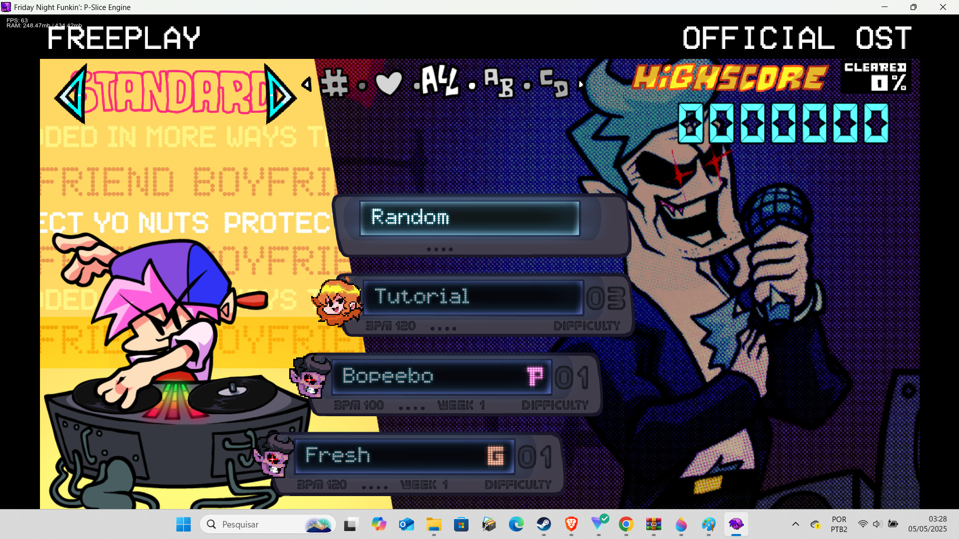 B Side P-Slice Engine Port Mod for Friday Night Funkin' | FNF Mods