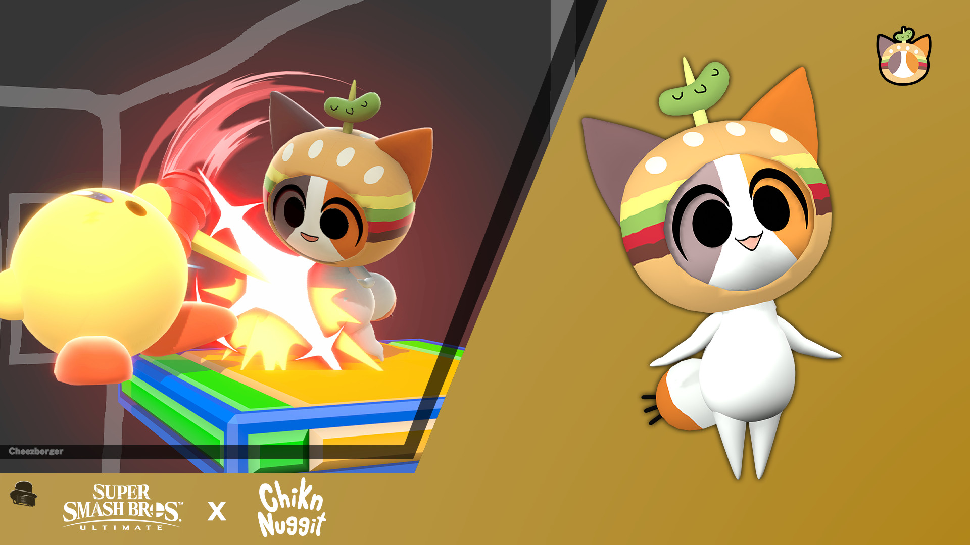 Cheezborger [Chikn Nuggit] Mod for Super Smash Bros. Ultimate | SSBU Mods