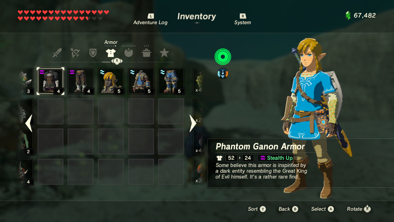 TotK-Based Inventory Sorting Mod for The Legend of Zelda: Breath of the ...