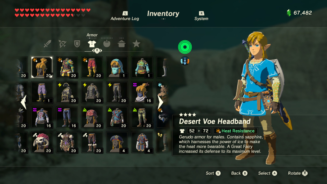 TotK-Based Inventory Sorting Mod for The Legend of Zelda: Breath of the ...