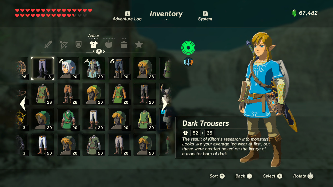 TotK-Based Inventory Sorting Mod for The Legend of Zelda: Breath of the ...