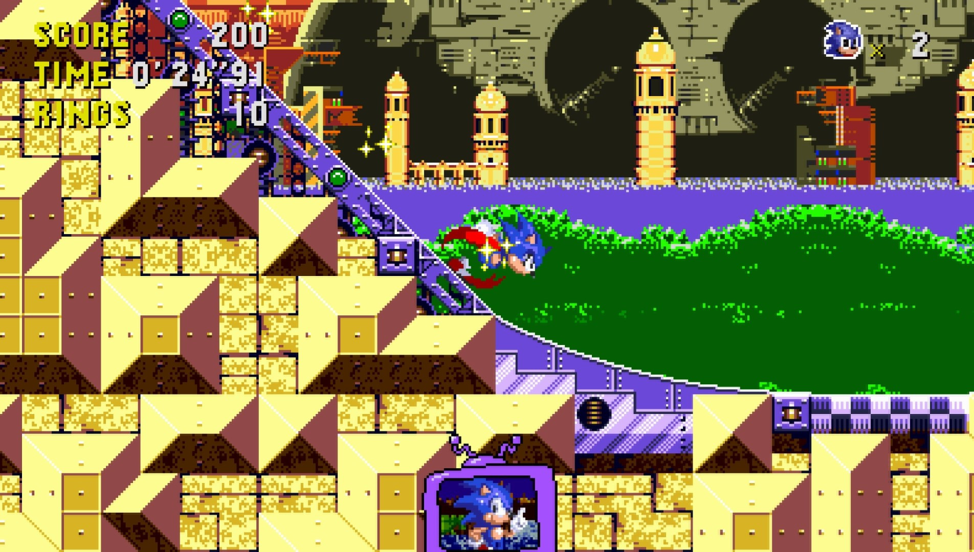 Animation Sonic Running Pizza Tower Mod for Sonic 3 A.I.R. | S3AIR Mods