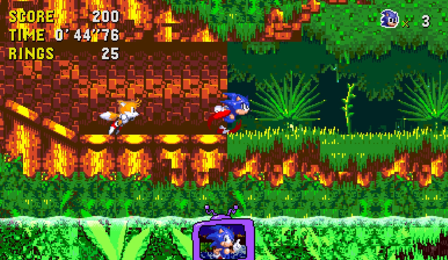 Animation Sonic Running Pizza Tower Mod for Sonic 3 A.I.R. | S3AIR Mods
