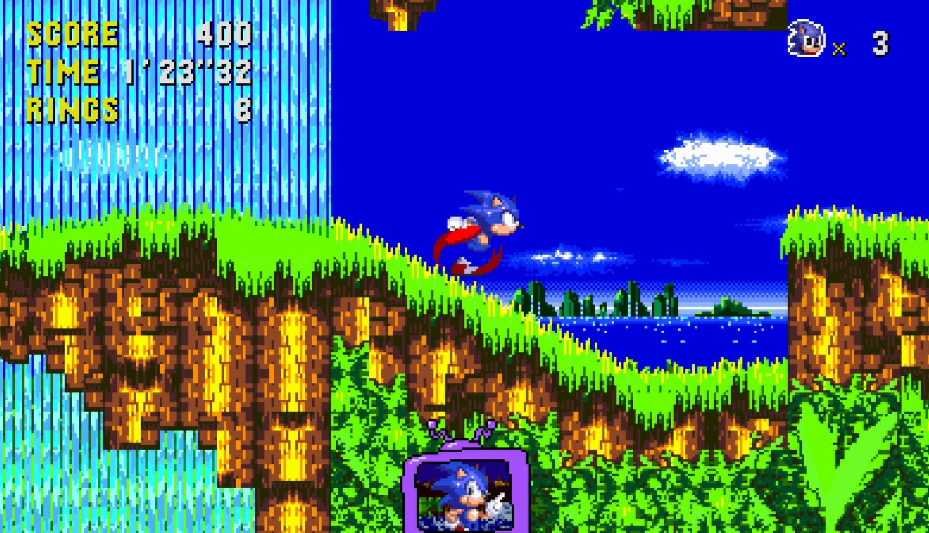 Animation Sonic Running Pizza Tower Mod for Sonic 3 A.I.R. | S3AIR Mods