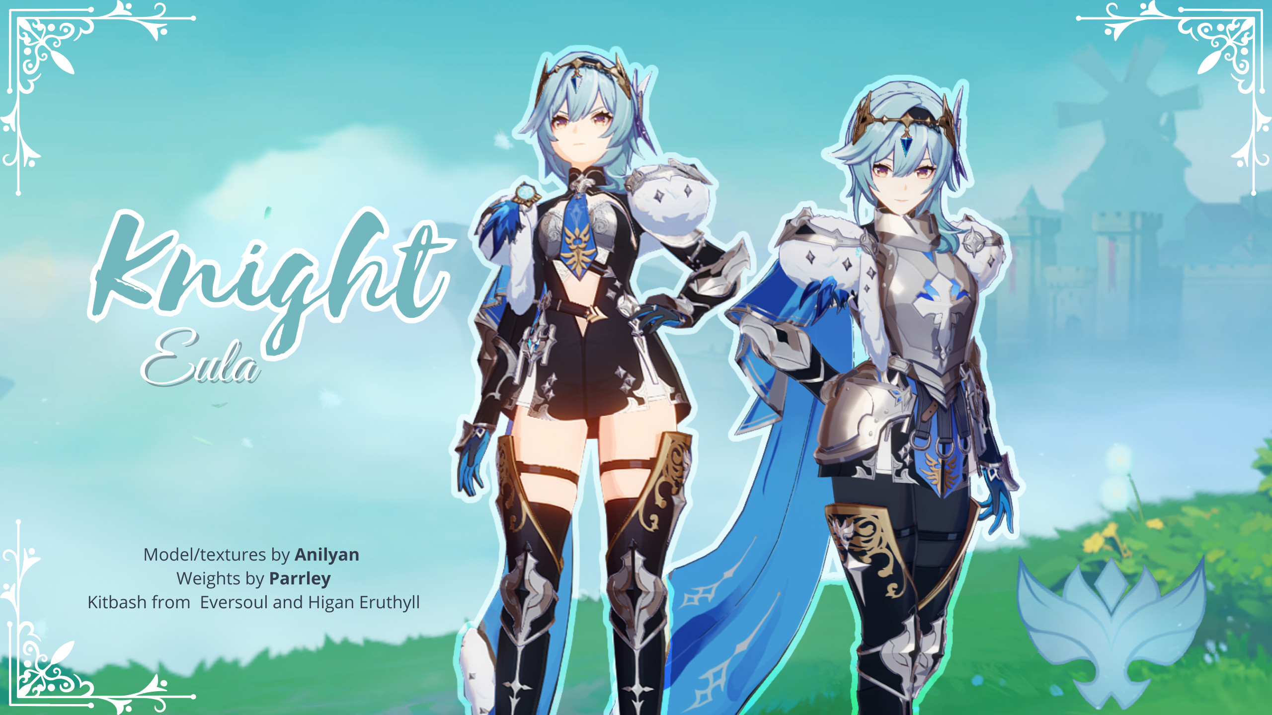 Knight Eula Mod for Genshin Impact | GI Mods