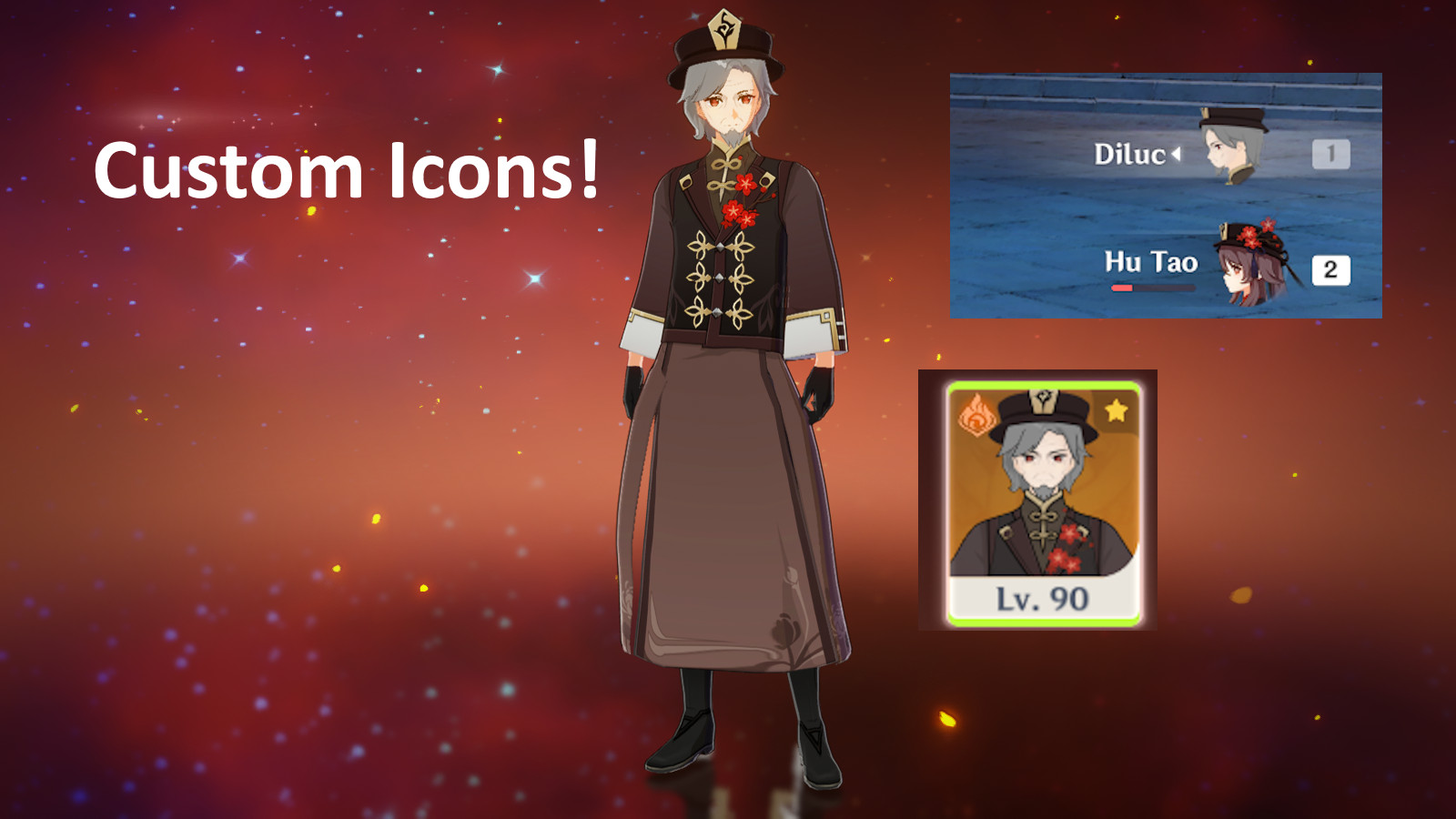 Old Hu [Over Dilucs skin] Mod for Genshin Impact | GI Mods