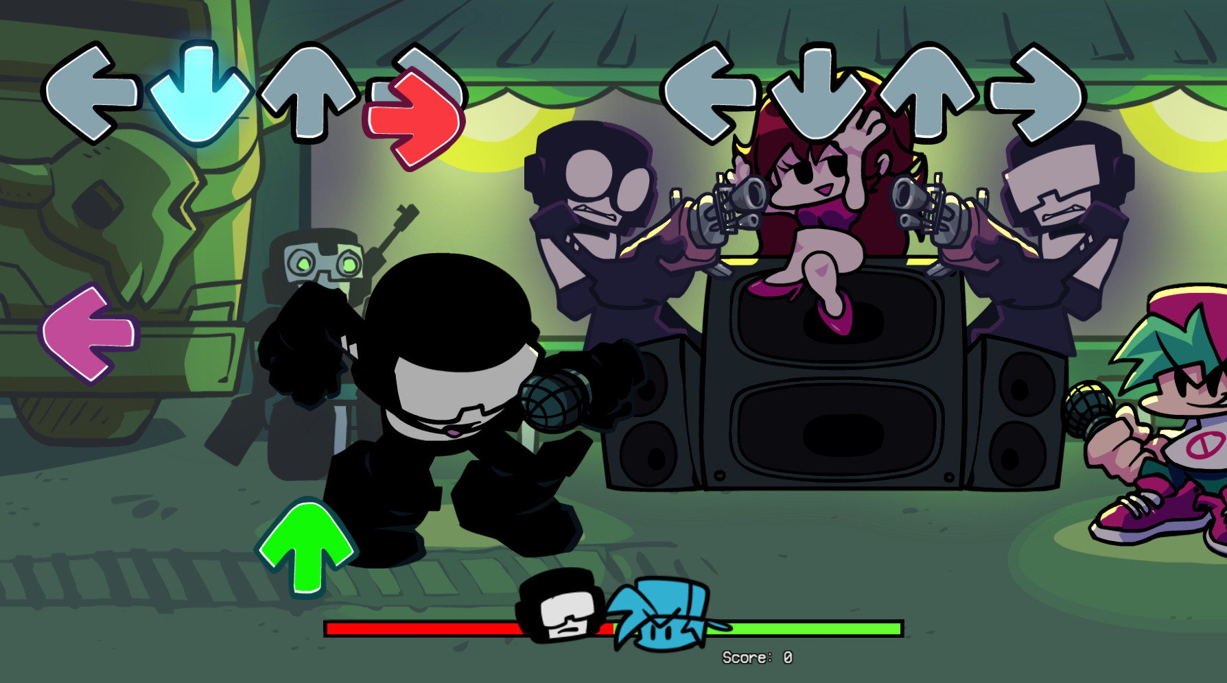 Week 7 Erect Background Fix Mod for Friday Night Funkin' | FNF Mods