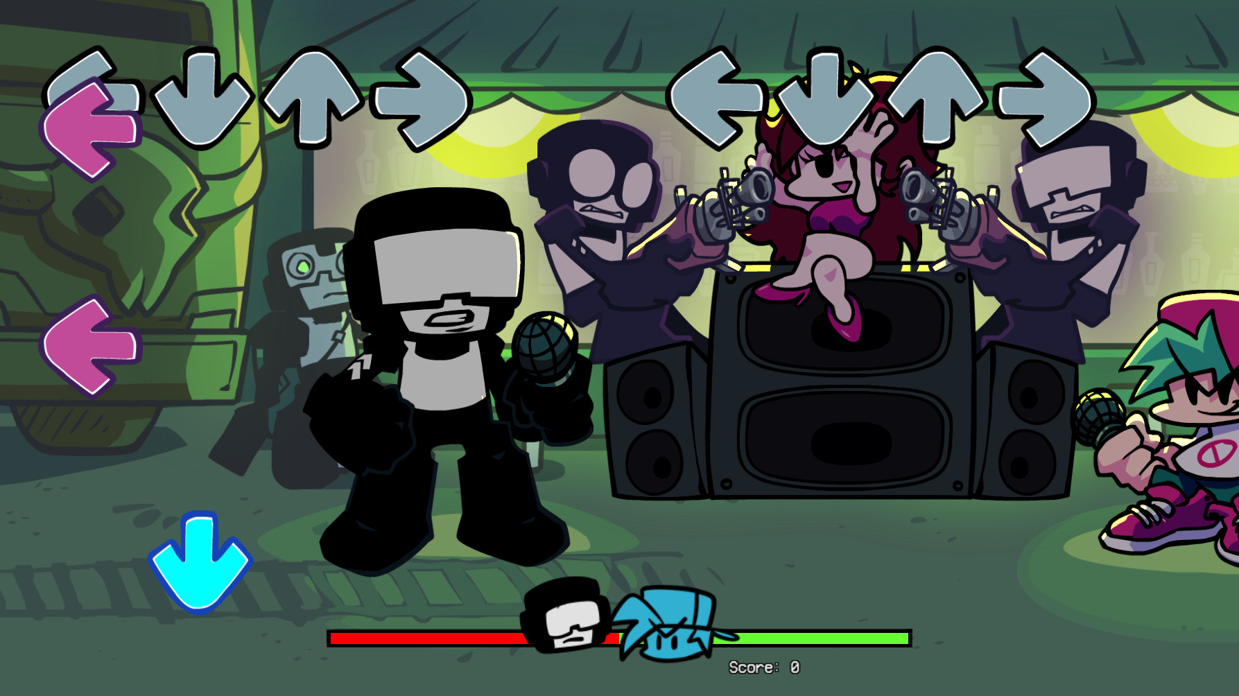 Week 7 Erect Background Fix Mod for Friday Night Funkin' | FNF Mods