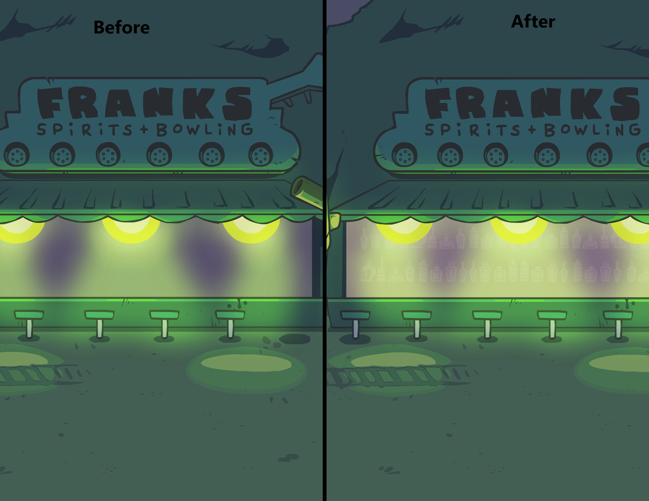 Week 7 Erect Background Fix Mod for Friday Night Funkin' | FNF Mods
