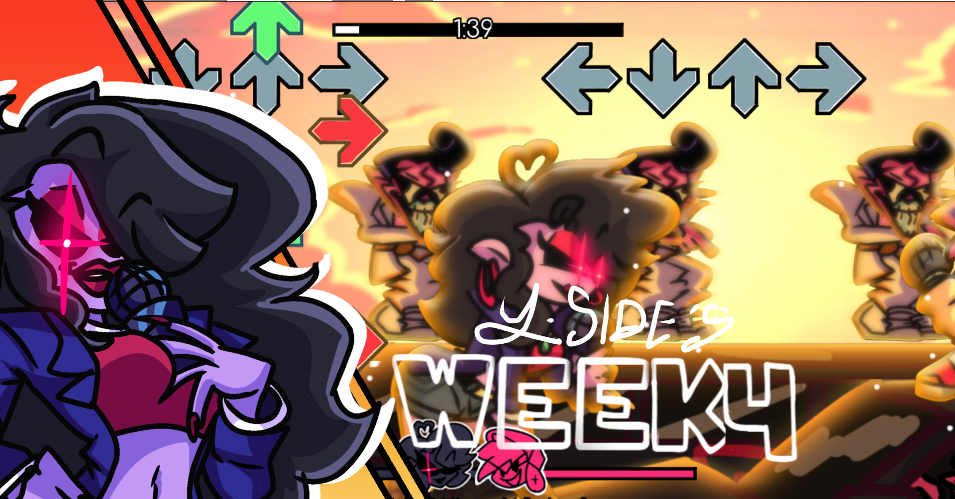 “SEASON 2“ Friday night funkin Y-SIDES Mod for Friday Night Funkin ...