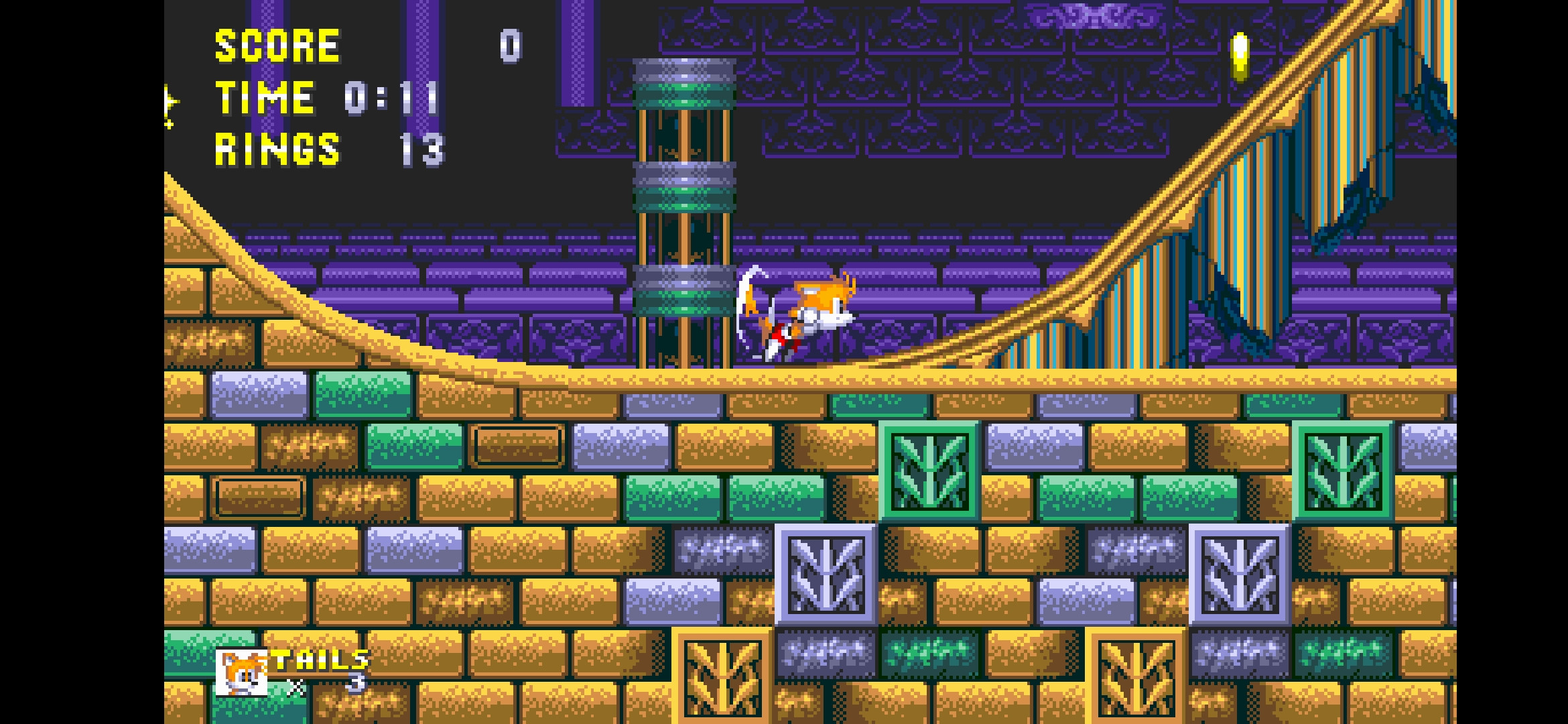 Mania fastrun Tails Sonic 3 style Mod for Sonic 3 A.I.R. | S3AIR Mods