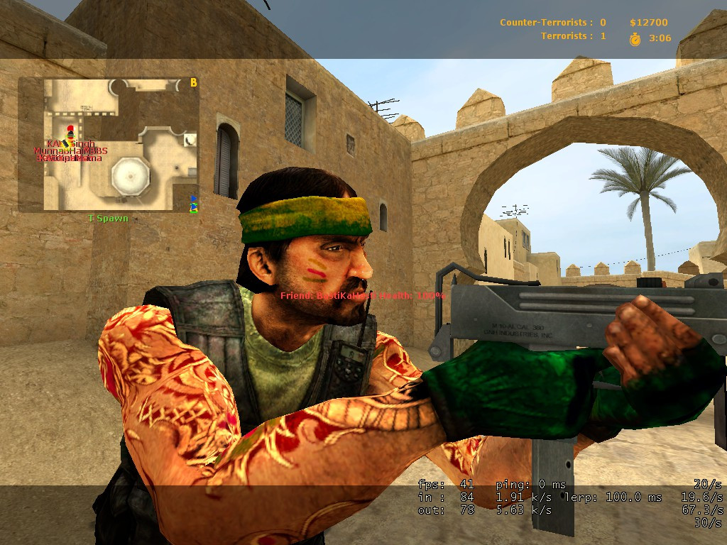 Guerilla With Tattoo Mod for Counter-Strike: Source | CS:S Mods