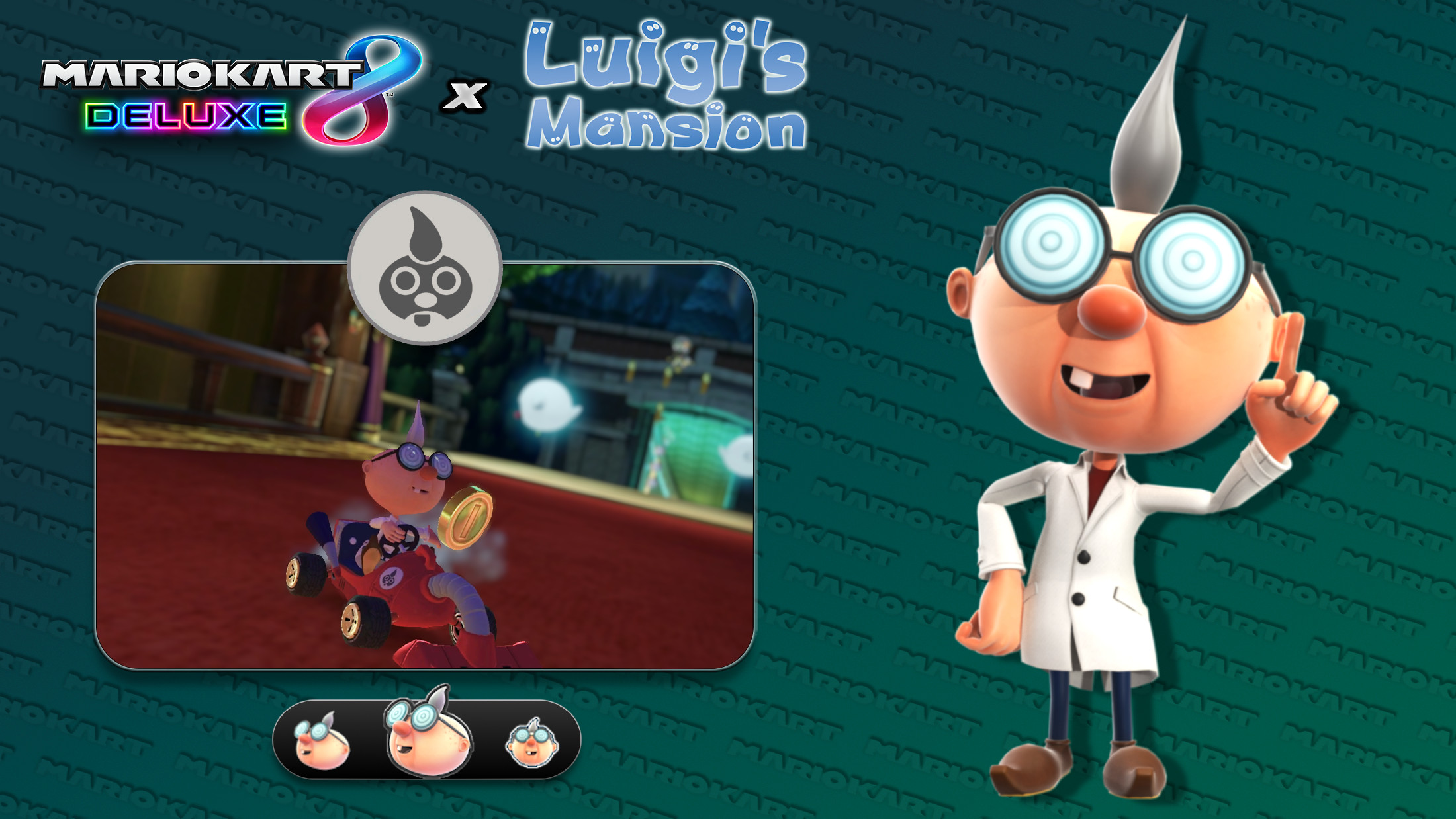 Professor E. Gadd Mod for Mario Kart 8 Deluxe | MK8D Mods