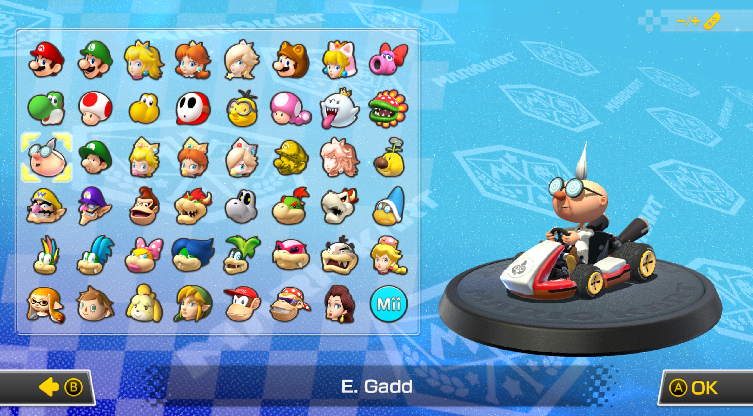 Professor E. Gadd Mod for Mario Kart 8 Deluxe | MK8D Mods