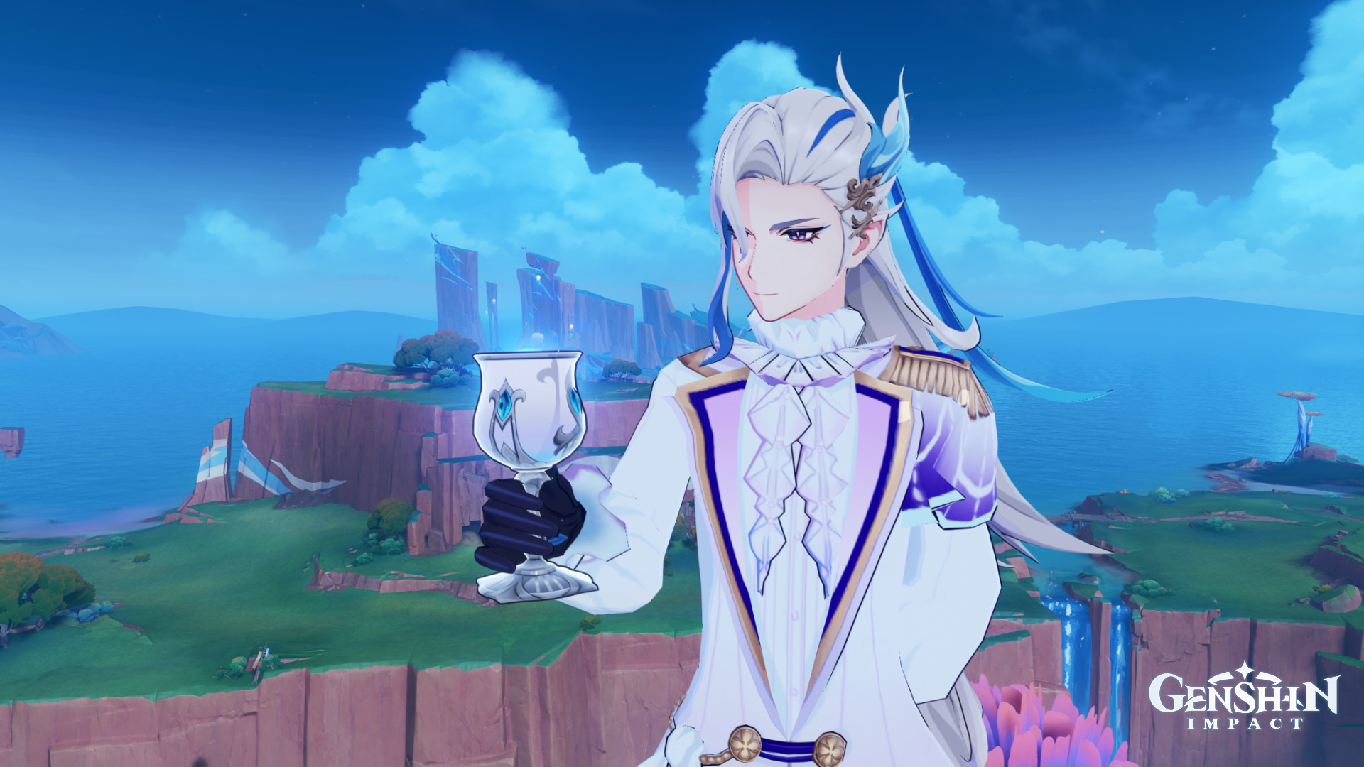 Neuvillette Royal Gala Ensemble Mod for Genshin Impact | GI Mods